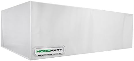 HOODMART 9' Heat and Fume Hood Type 2 | Exhaust Only Vent Hood for ...